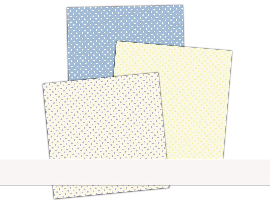 Polka Dot Digital Paper Set of 30 Polka Dot Digital Polka Dot - Etsy