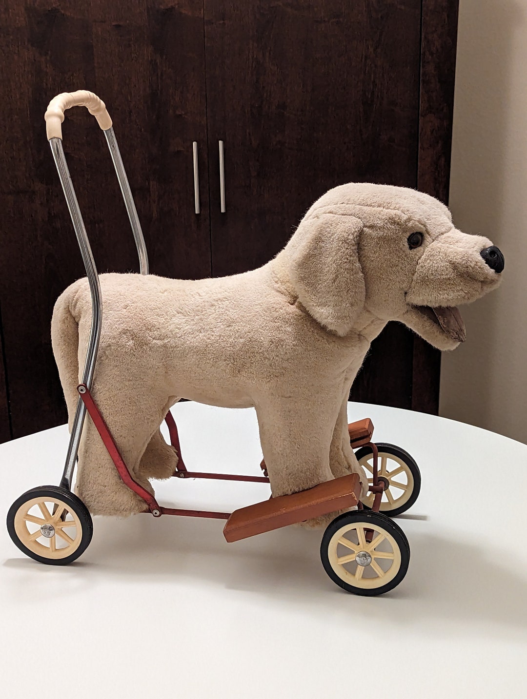 Vintage Pedigree Soft Toys Ride/push Dog - Etsy