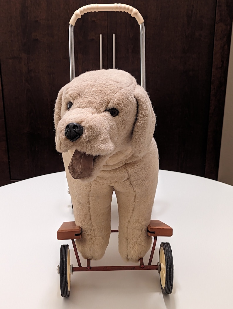 Vintage Pedigree Soft Toys Ride/push Dog - Etsy