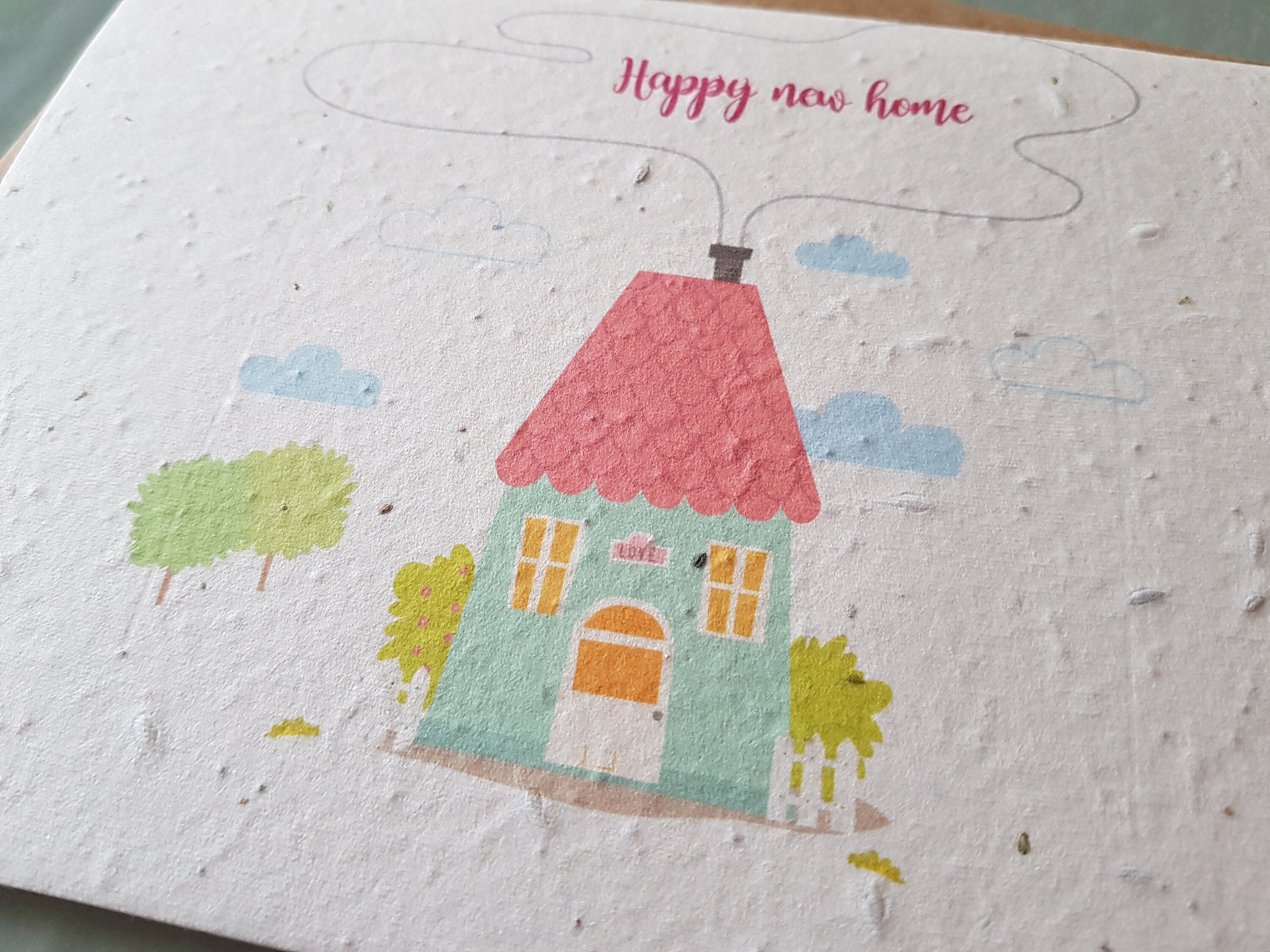 Plantable New Home Card, Plantable Seed Card, Wild Flower Seed Card ...
