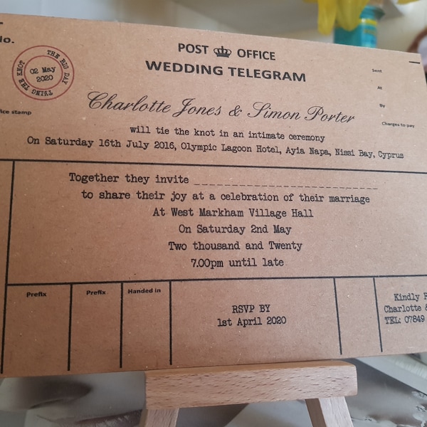 Telegram Invitation - Etsy