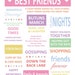 Best Friend Gift, A4 Print, Present for Best Friend, Best Mate, Best ...
