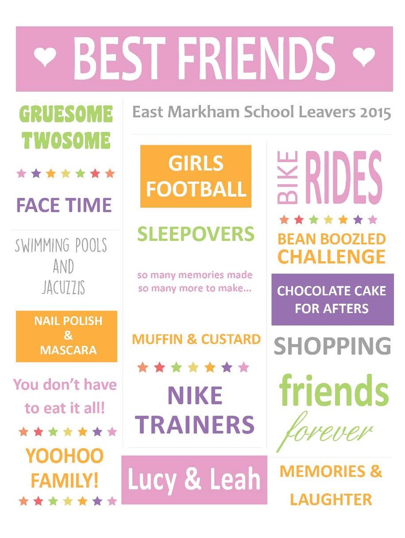Best Friend Gift, A4 Print, Present for Best Friend, Best Mate, Best ...