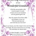 Nan in Loving Memory Print, Miss You Nan, Funeral Poem, Missing You ...