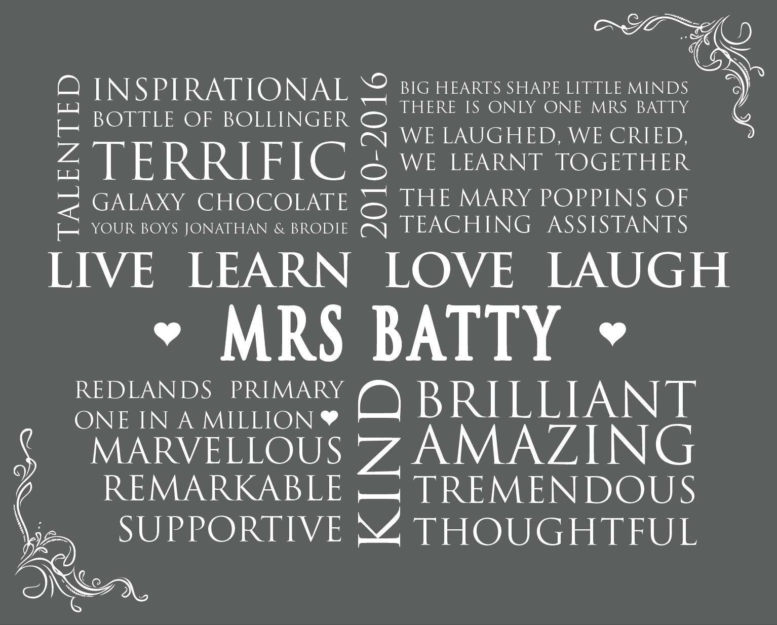 Teacher Gift Teacher Present Teacher Keepsake Gift Teacher - Etsy