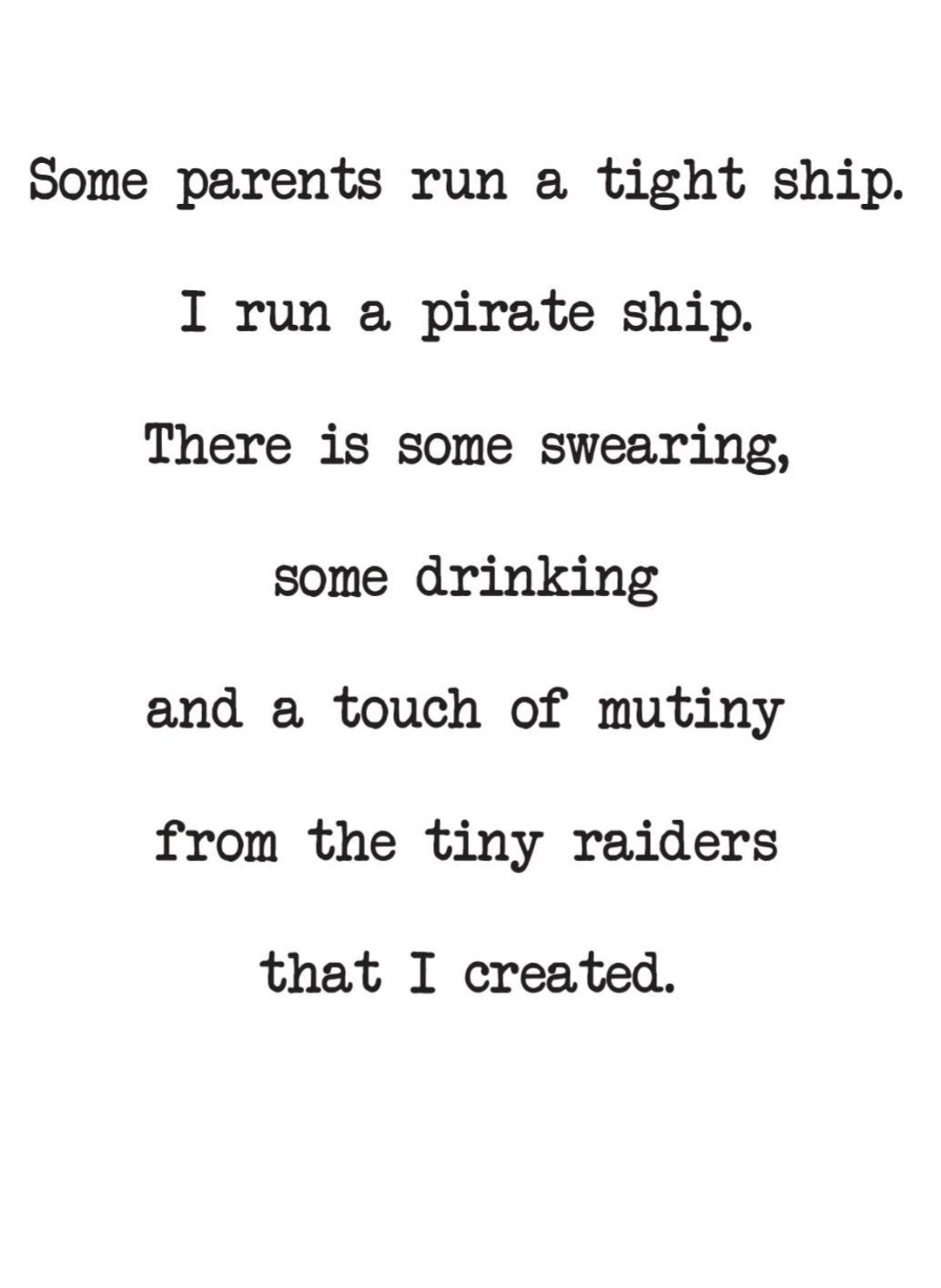 Parents Pirate Ship Print, Parents Gift, Home Decor, Kitchen Art ...