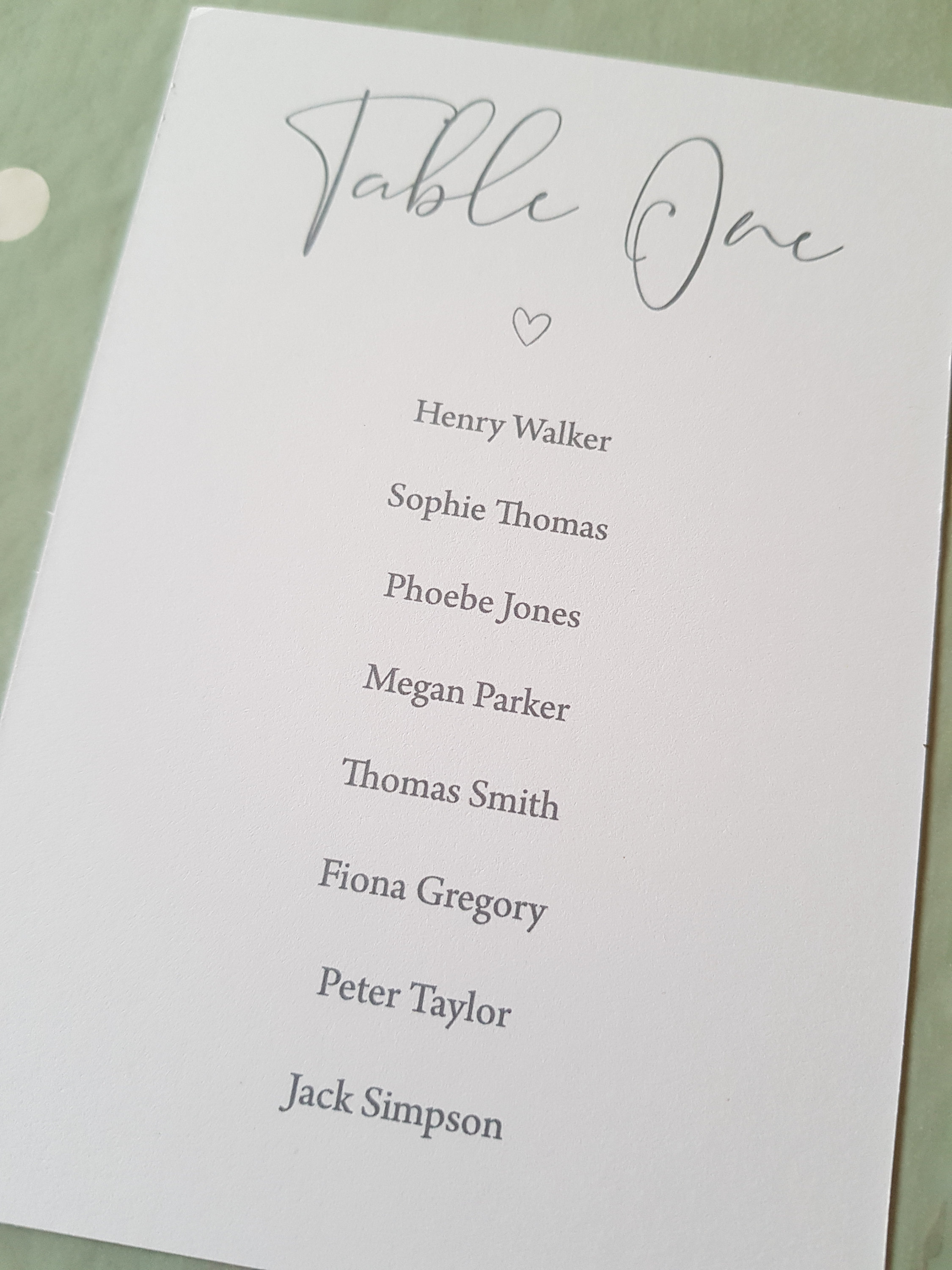 Table Plan Cards, Seating Plan, Wedding Guest Seating, Seating Chart ...