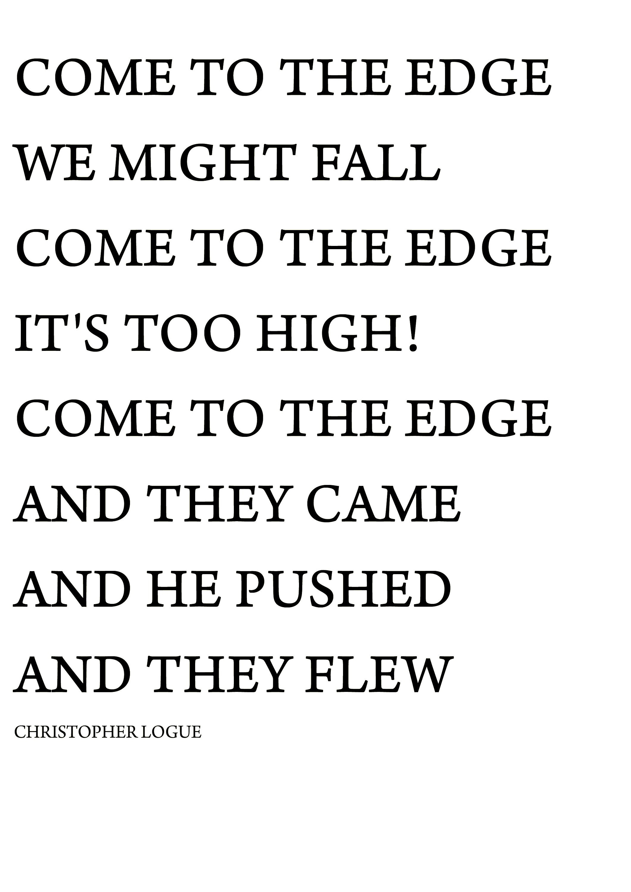 Come to the Edge Print Digital Print Digital Download Home - Etsy