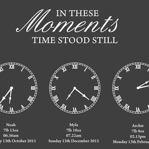 Time Stood Still - Etsy