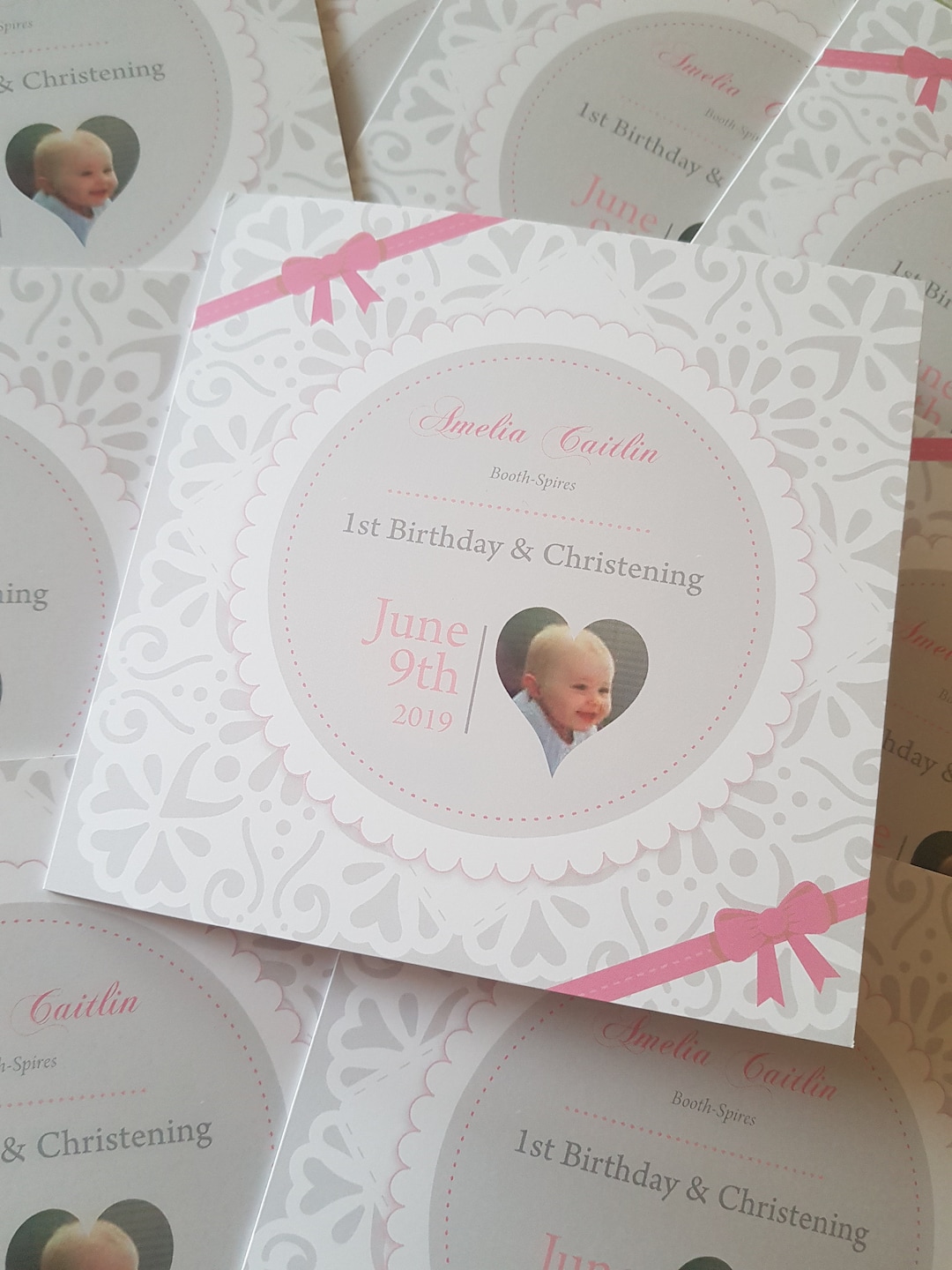 Christening Invitation, Invitation Printing, Children's Invite, Baptism ...