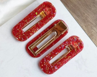 Orange Hair Clips - Etsy