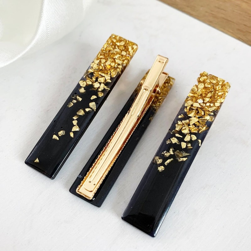 Gold Hair Clip - Etsy