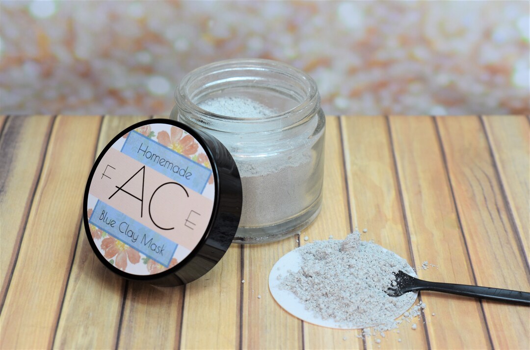 Blue Clay Face Mask: Kaolin Face Mask, Clay Face Mask, Natural Skin ...