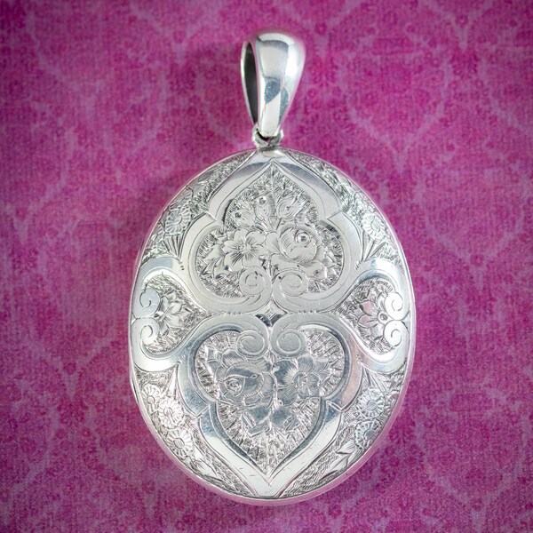 Antique Sterling Lockets - Etsy