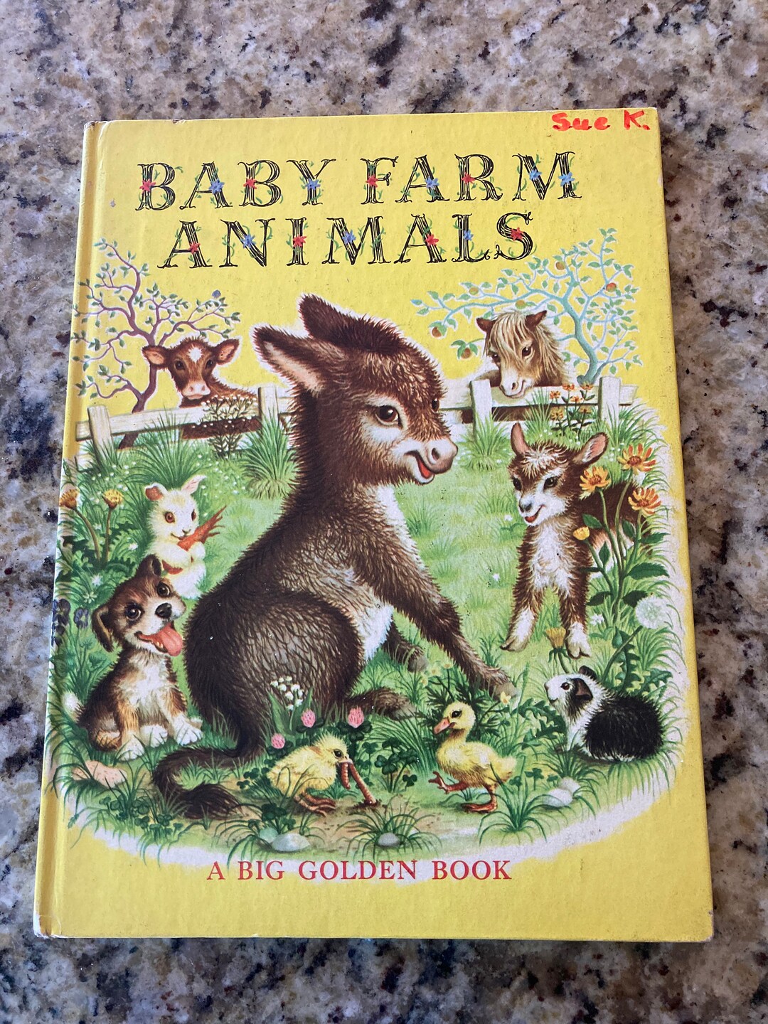 1969 Big Golden Book: Baby Farm Animals, Garth Williams - Etsy