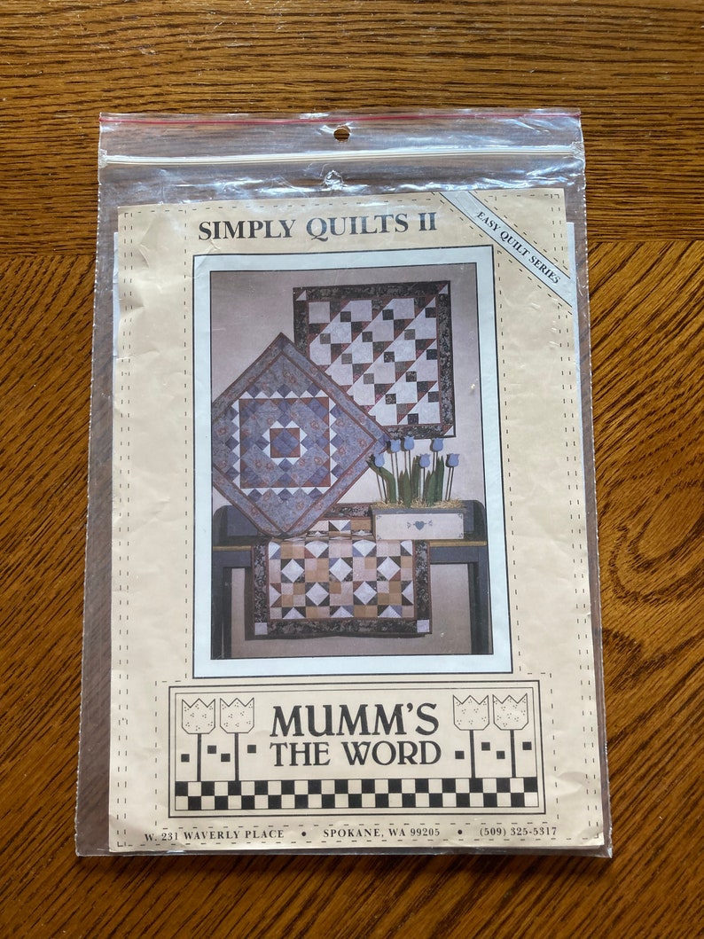 Debbie Mumm Quilt Pattern: Simply Quilts II, 30" Designs - Etsy