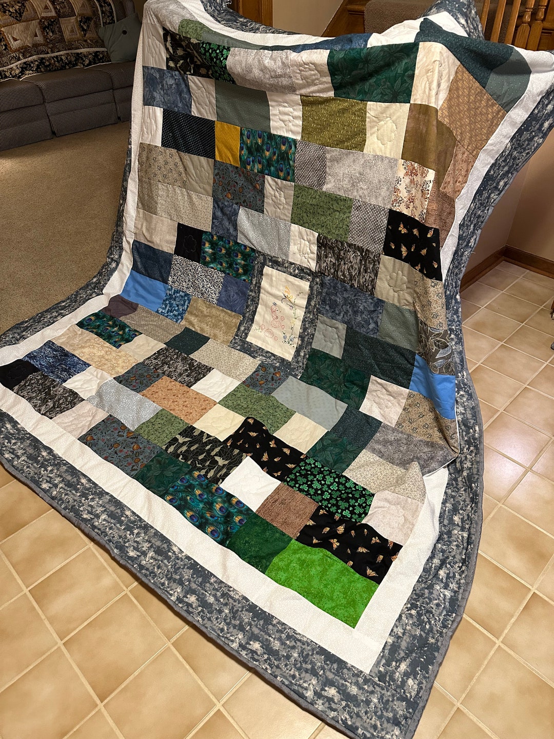 Poodle Lover? New Hand Quilted New Queen Quilt With Poodle Embroidery ...