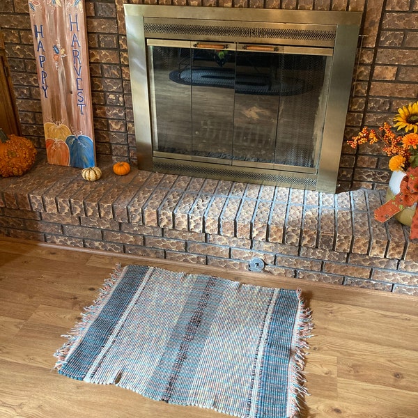 Country Rag Rug - Etsy