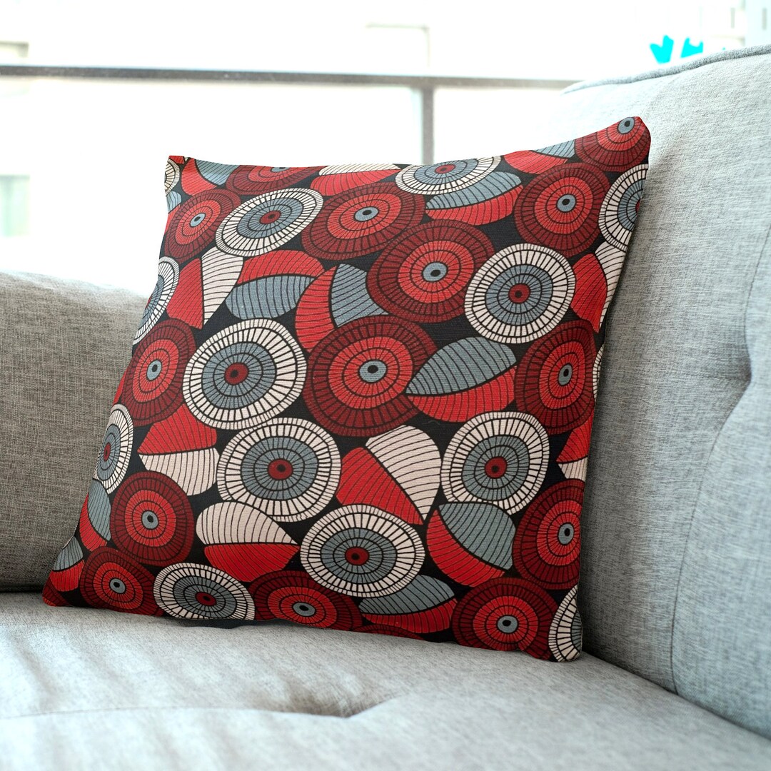 Aboriginal Floral Cushion Covers | "summer Blossom" Design | Indigenous ...