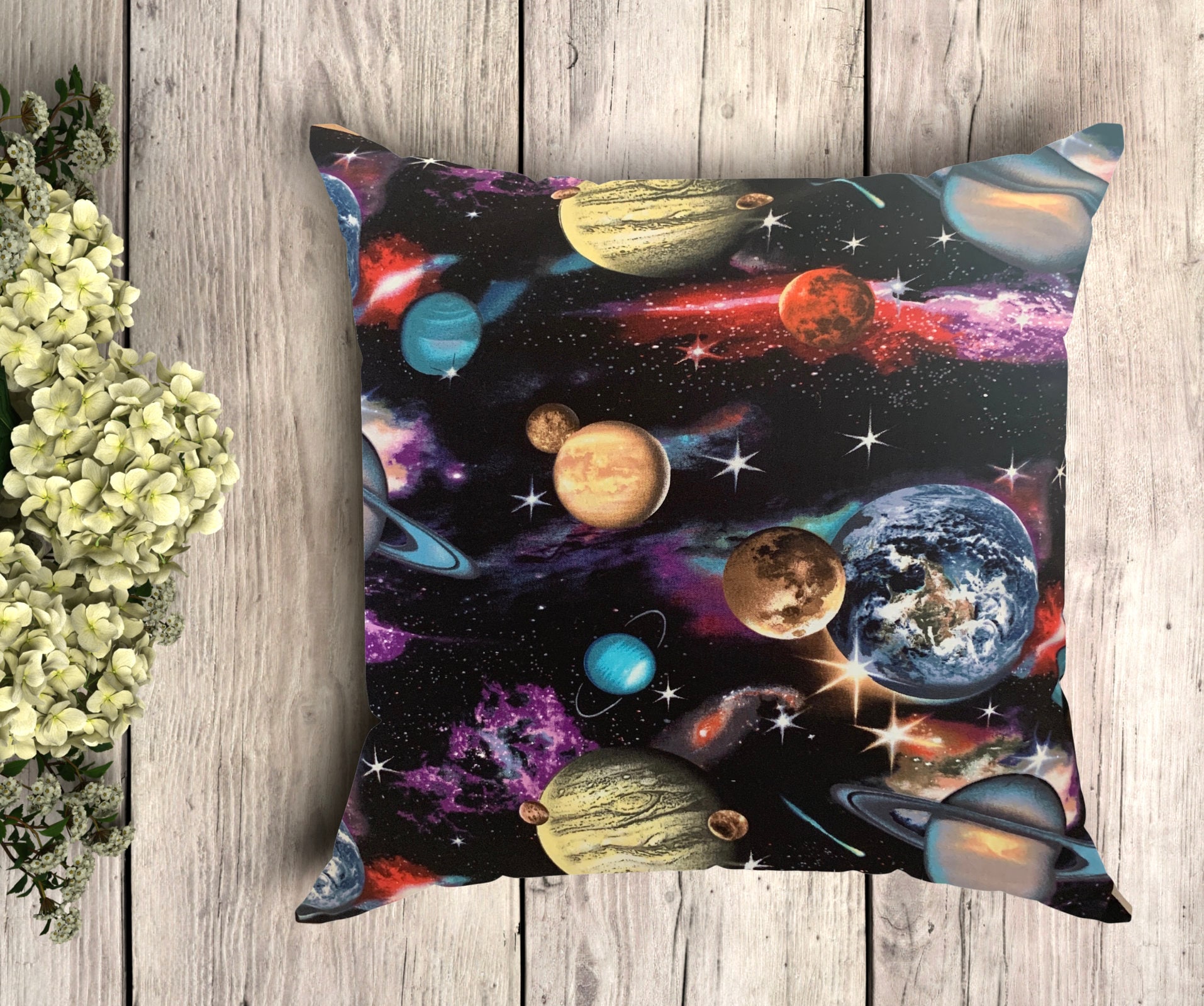 Solar System Planets Cushion Cover Decorative Throw Pillow. - Etsy ...