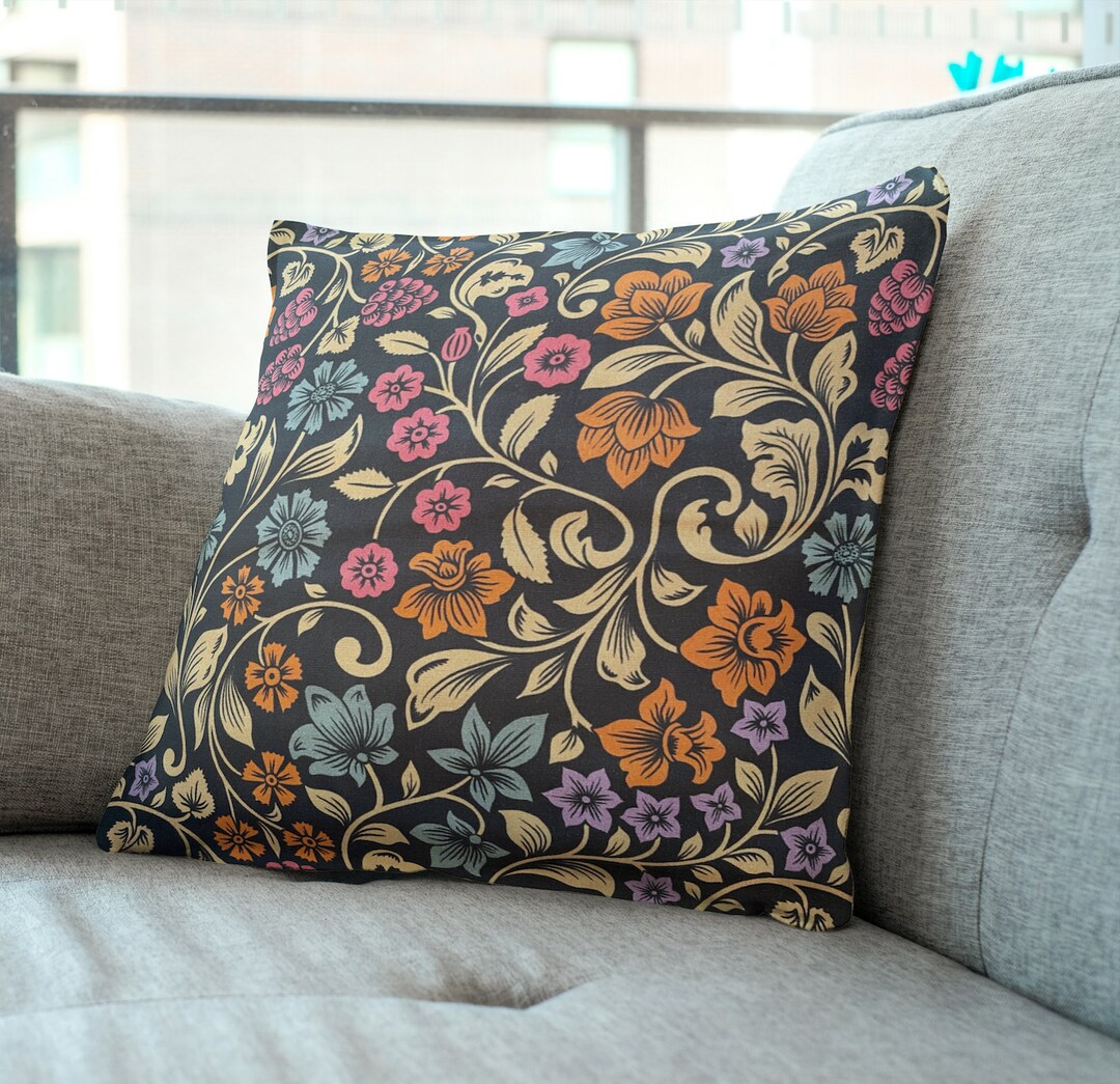 Victorian Cottage Floral Cushion Covers | Vintage Country Decor | 18 ...