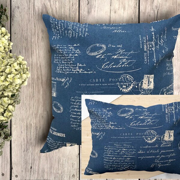 French Script Fabric - Etsy UK