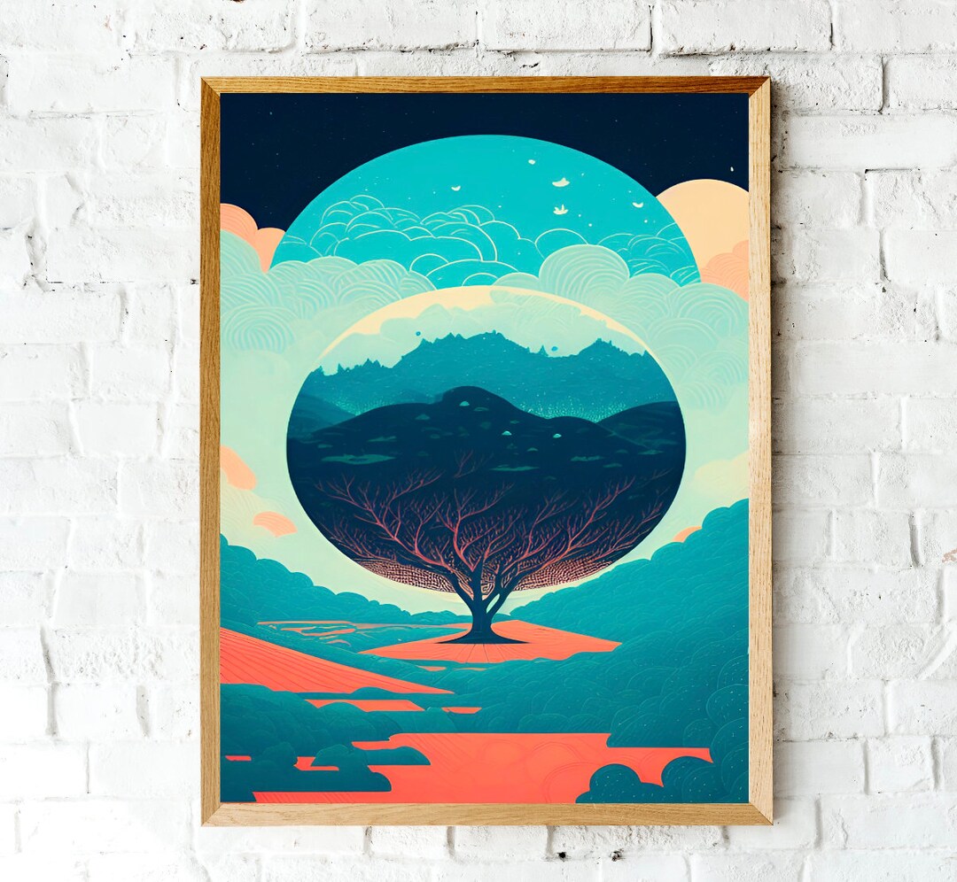 Original Australian Abstract Landscape Print. Limited Edition - Etsy