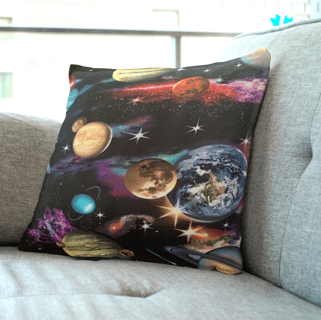 Solar System Planets Cushion Cover, Decorative Throw Pillow. Gift for ...