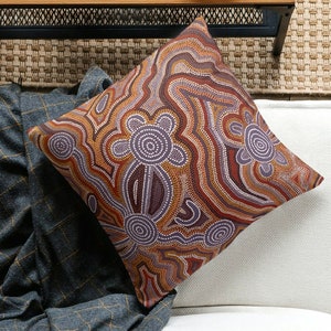 Abstract Aboriginal Cushion Covers | Indigenous Motifs and Symbols | 18 ...