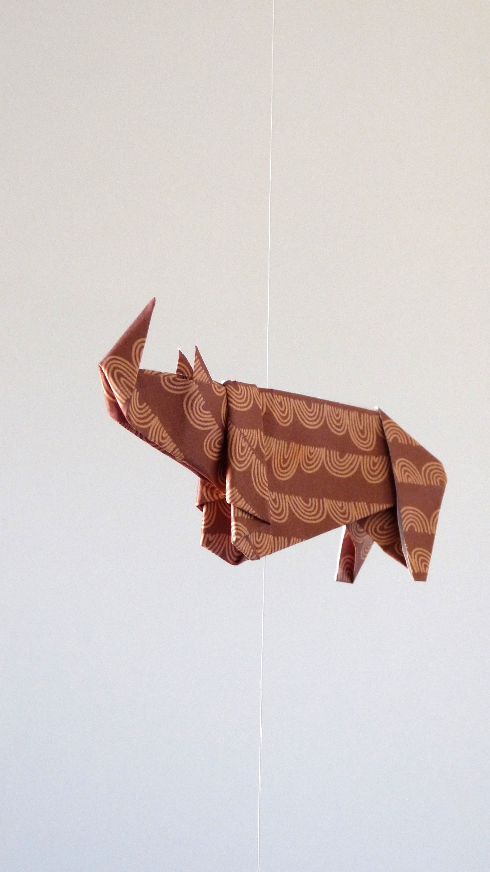 Origami Baby Mobile Animals of the Savannah, Jungle Mobile With Beige ...