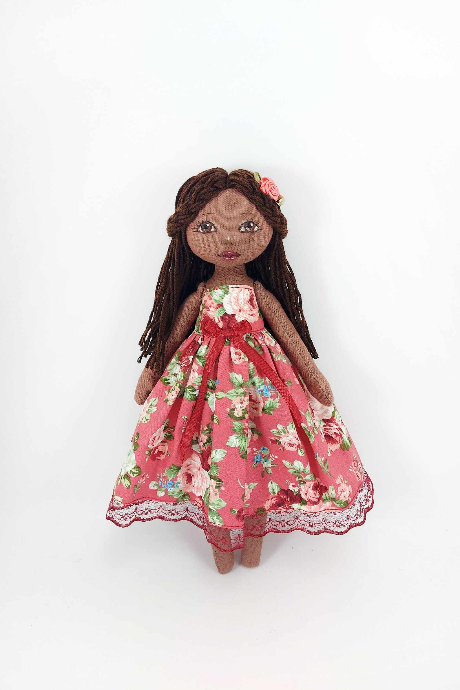 Handmade Rag Doll in a White Removable Ball Gown. - Etsy