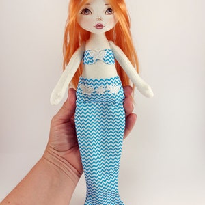 Cloth Mermaid Doll With Removable Clothes | Etsy