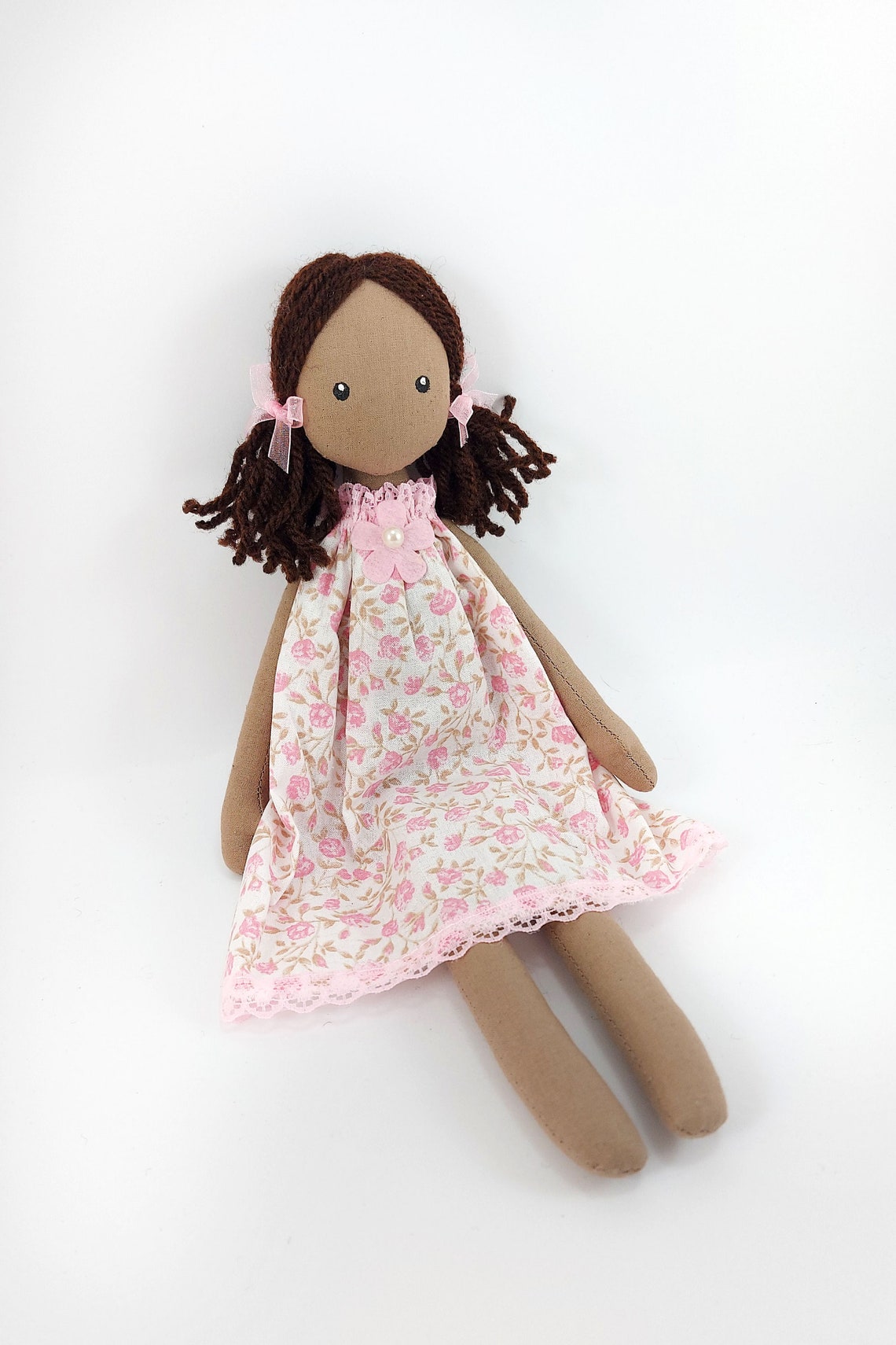 Handmade White Textile Doll Little Textile Princess Doll - Etsy