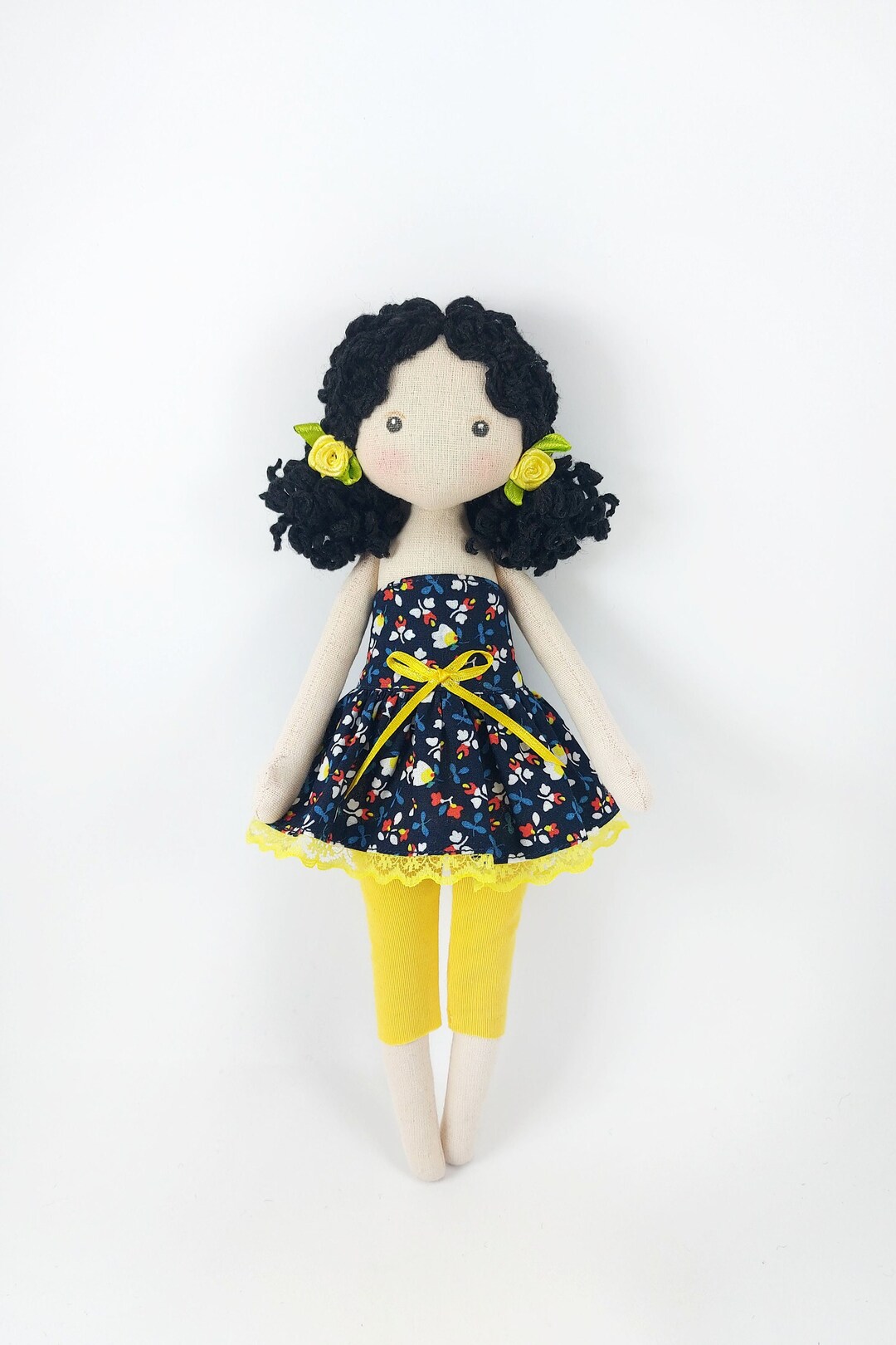 Little Textile Doll , Fairy Rag Doll Handmade Small Soft Doll, Tilda - Etsy