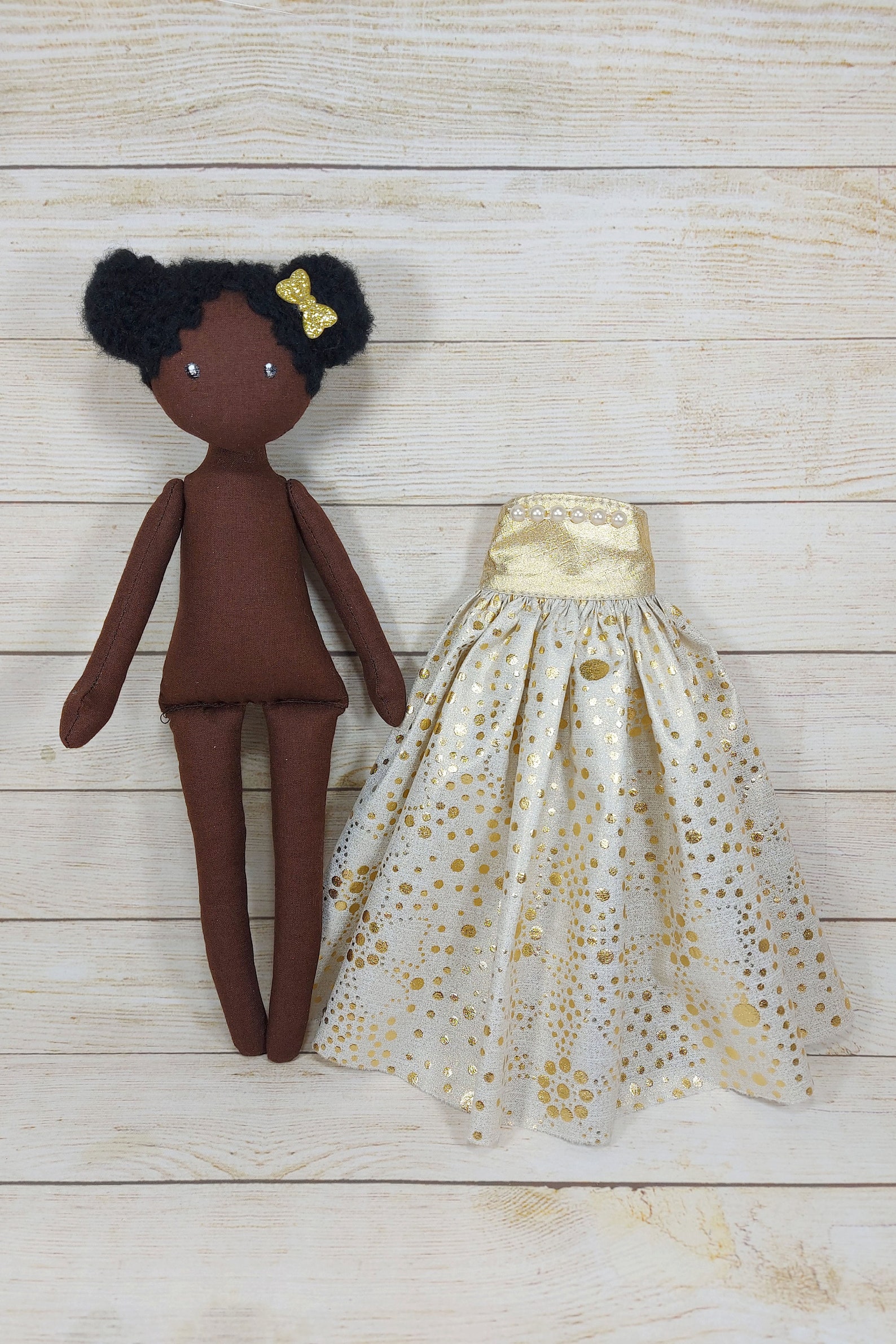 Little Princess Fairy in a Golden Dress - Etsy