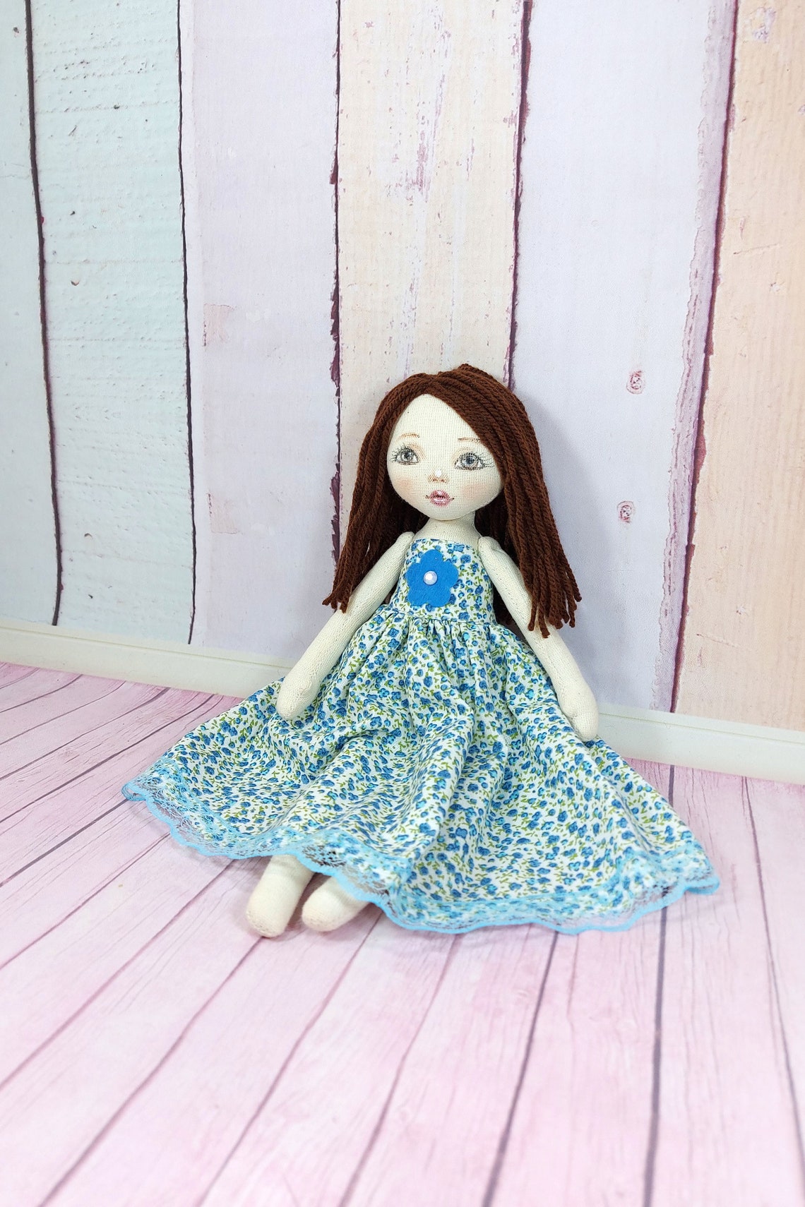 Doll Princess Doll Tilda Small Soft Doll Textile Doll Rag | Etsy