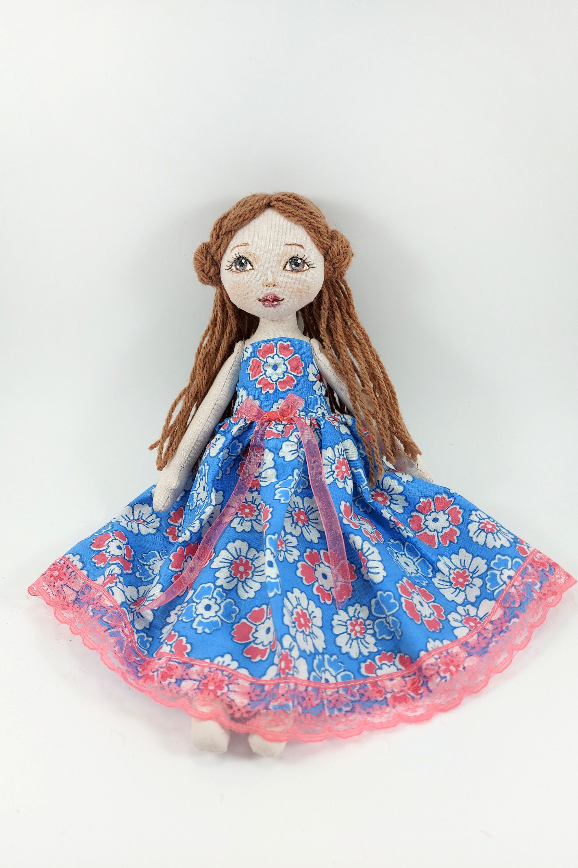 White Little Rag Doll Princess Fairy Rag Doll Handmade Small | Etsy