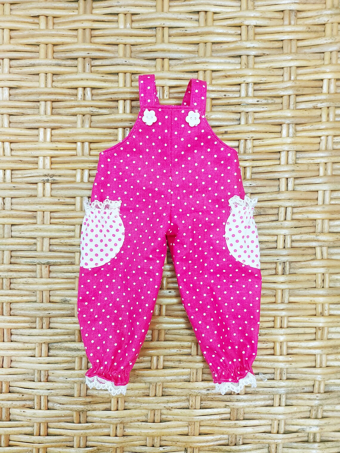 PDF Pattern and Photo Tutorial of Overalls for Dolls 14", 12", 13" From ...