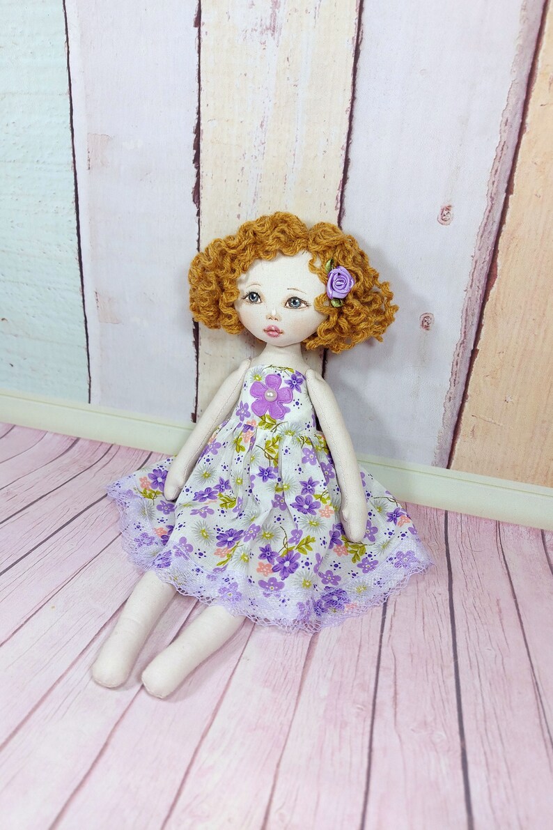 Princess doll Tilda Small soft doll Textile Doll Rag doll | Etsy