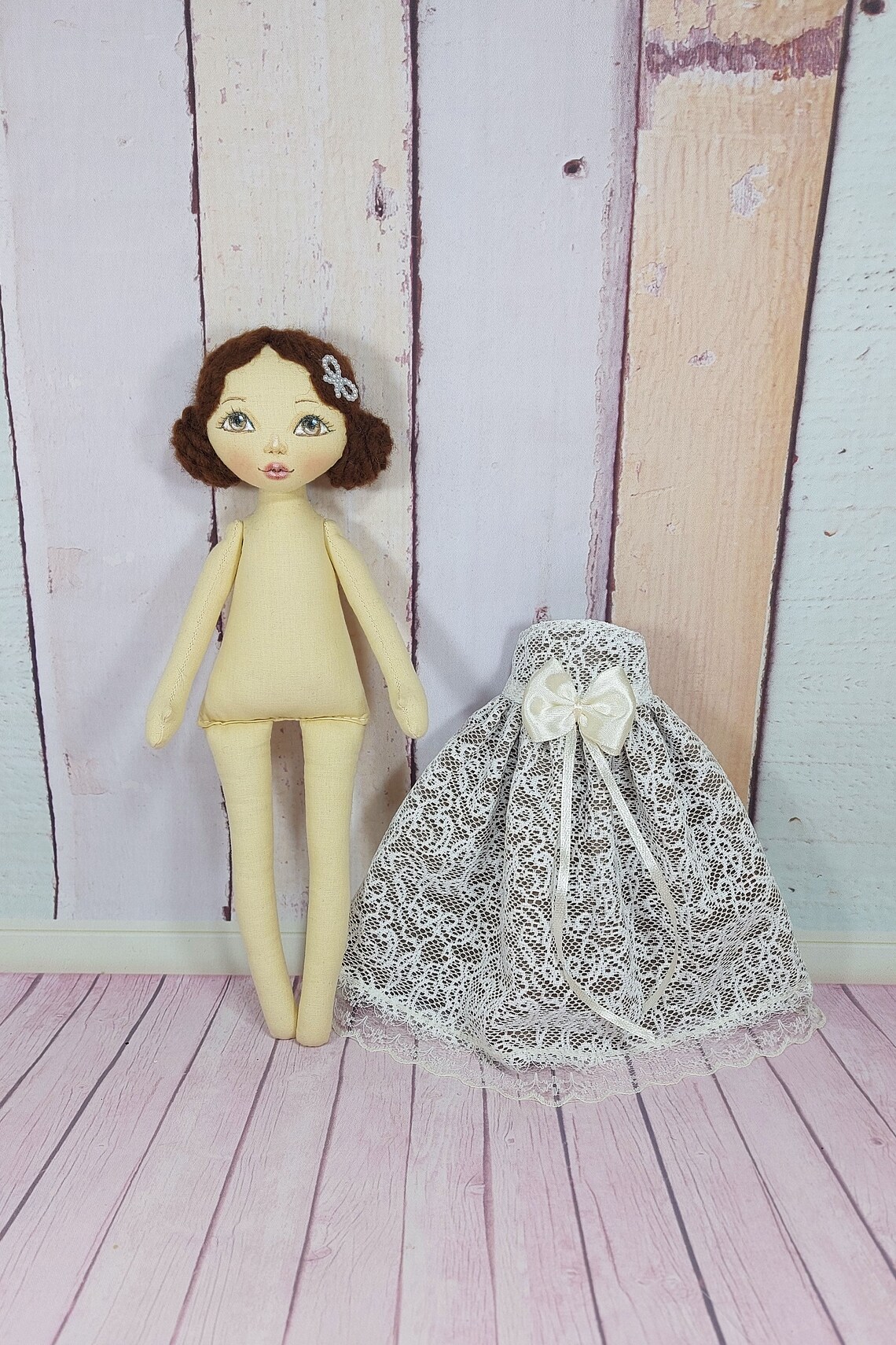 Christmas Little Textile Angel Doll Fairy Rag Doll Handmade - Etsy