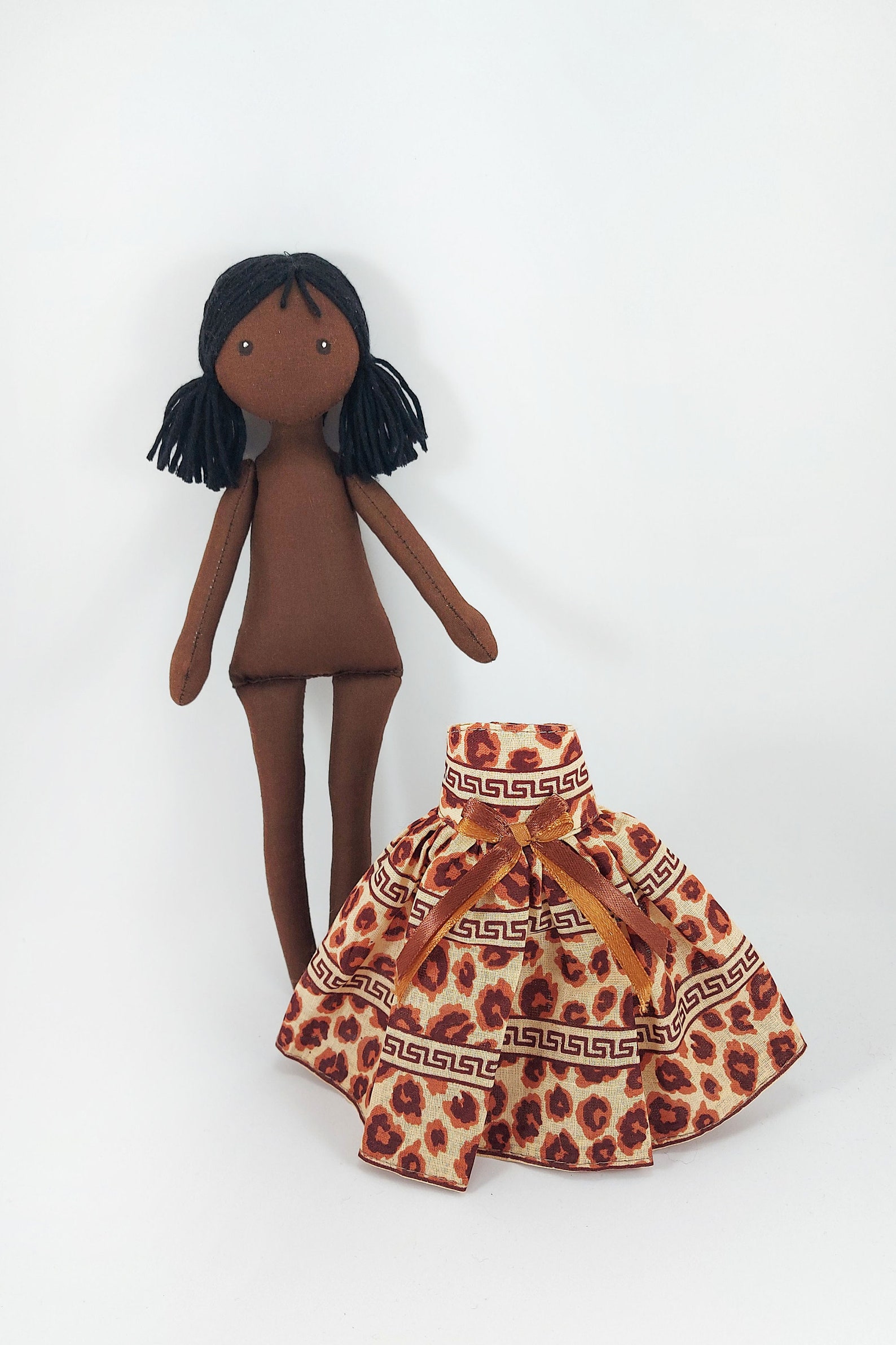 Black Fabric Doll African Doll Rag Angel Doll Small Soft - Etsy