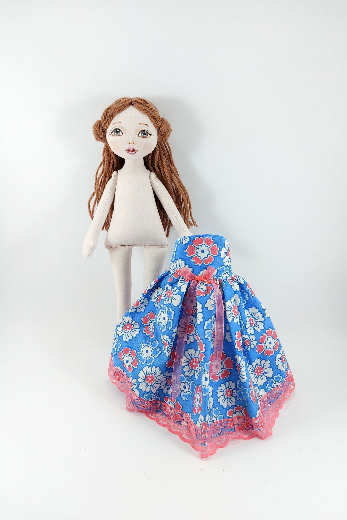 White Little Rag Doll Princess Fairy Rag Doll Handmade Small | Etsy