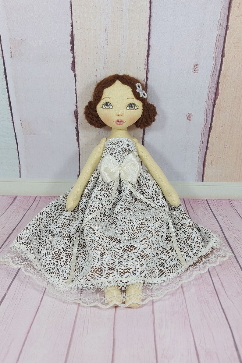 Christmas Little Textile Angel Doll Fairy Rag Doll Handmade - Etsy