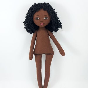 Little 12" Stuffed Rag Doll Without Clothes Handmade Rag Doll - Etsy