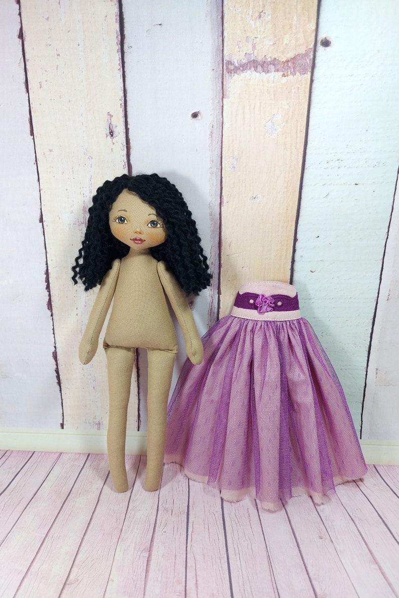 Black Doll Princess African Doll Rag Angel Doll Small Soft - Etsy