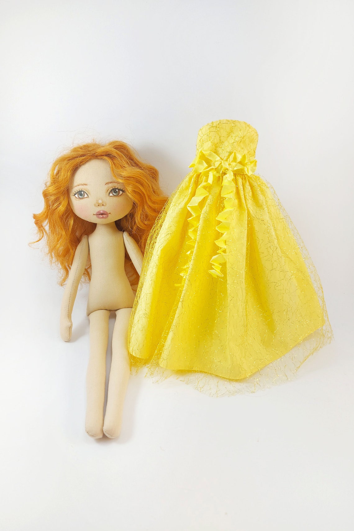 Little Rag Doll Fairy 15 Soft Doll Textile Doll Rag - Etsy