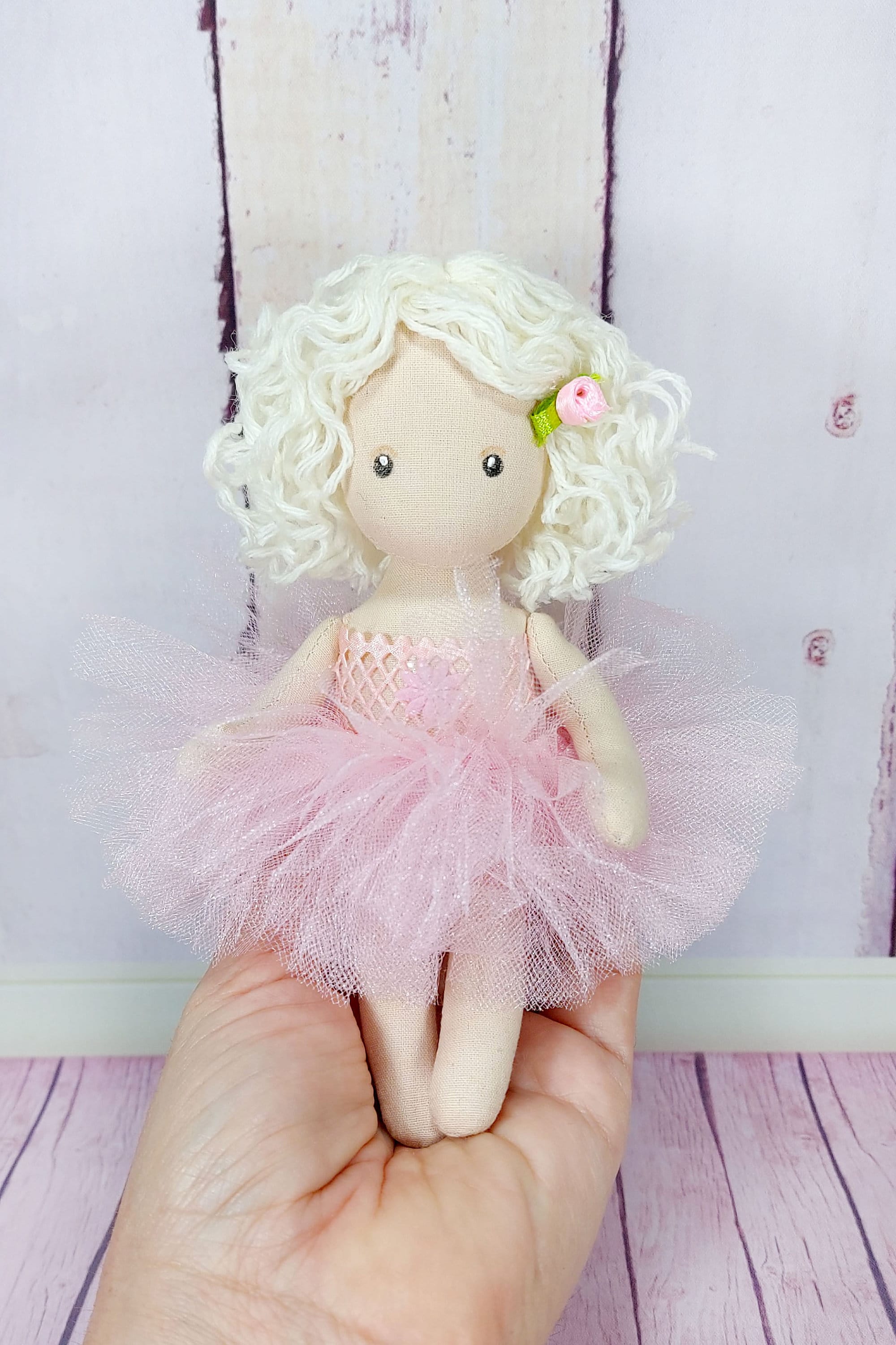 Little miniature ballerina doll in a pack fairy | Etsy