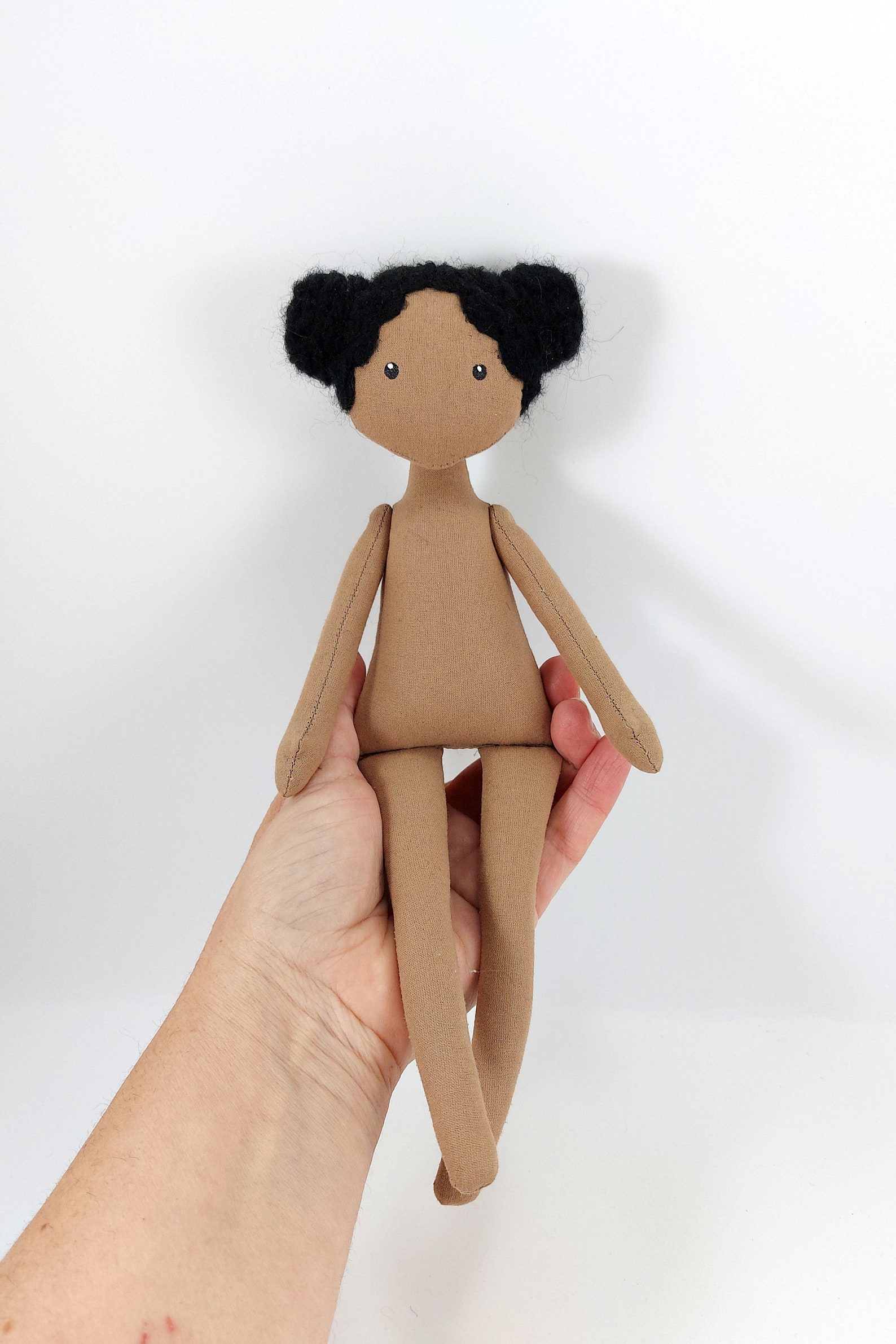 Little 12" Stuffed Rag Doll Without Clothes Handmade Rag Doll - Etsy
