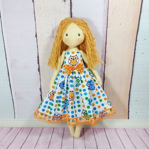 White Little Rag Doll Princess Small Soft Doll Textile Doll | Etsy