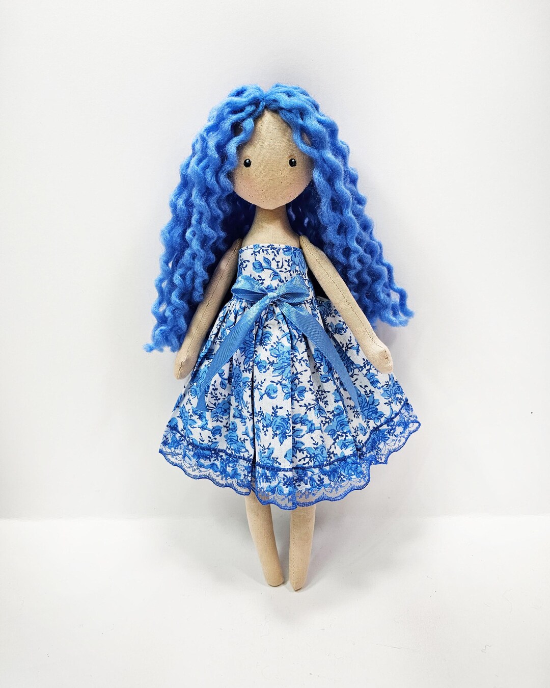 Small Rag Doll With Removable Clothes, Fairy Rag Doll Handmade Small ...